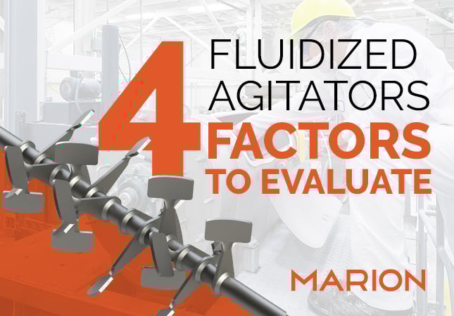 4 Advantages of Fluidizing Paddle Agitators | Marion Mix